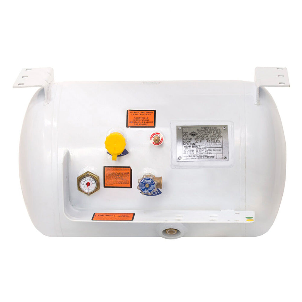 Flame King YSN203 16" x 27" ASME 20.3 Gallon Cylinder w/ LG Mnt Bracke ...