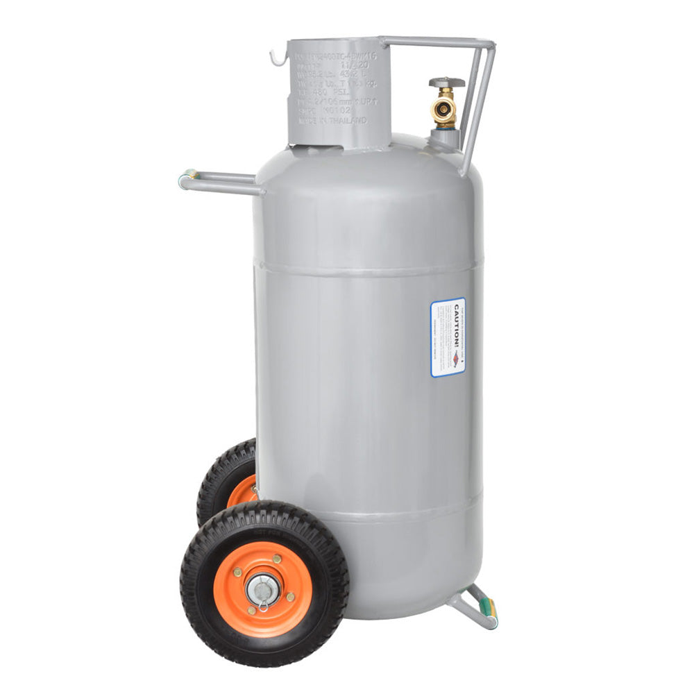 Flame King YSN40HOG 40 LBS Horizontal/Vertical Propane Cylinder w/OPD ...