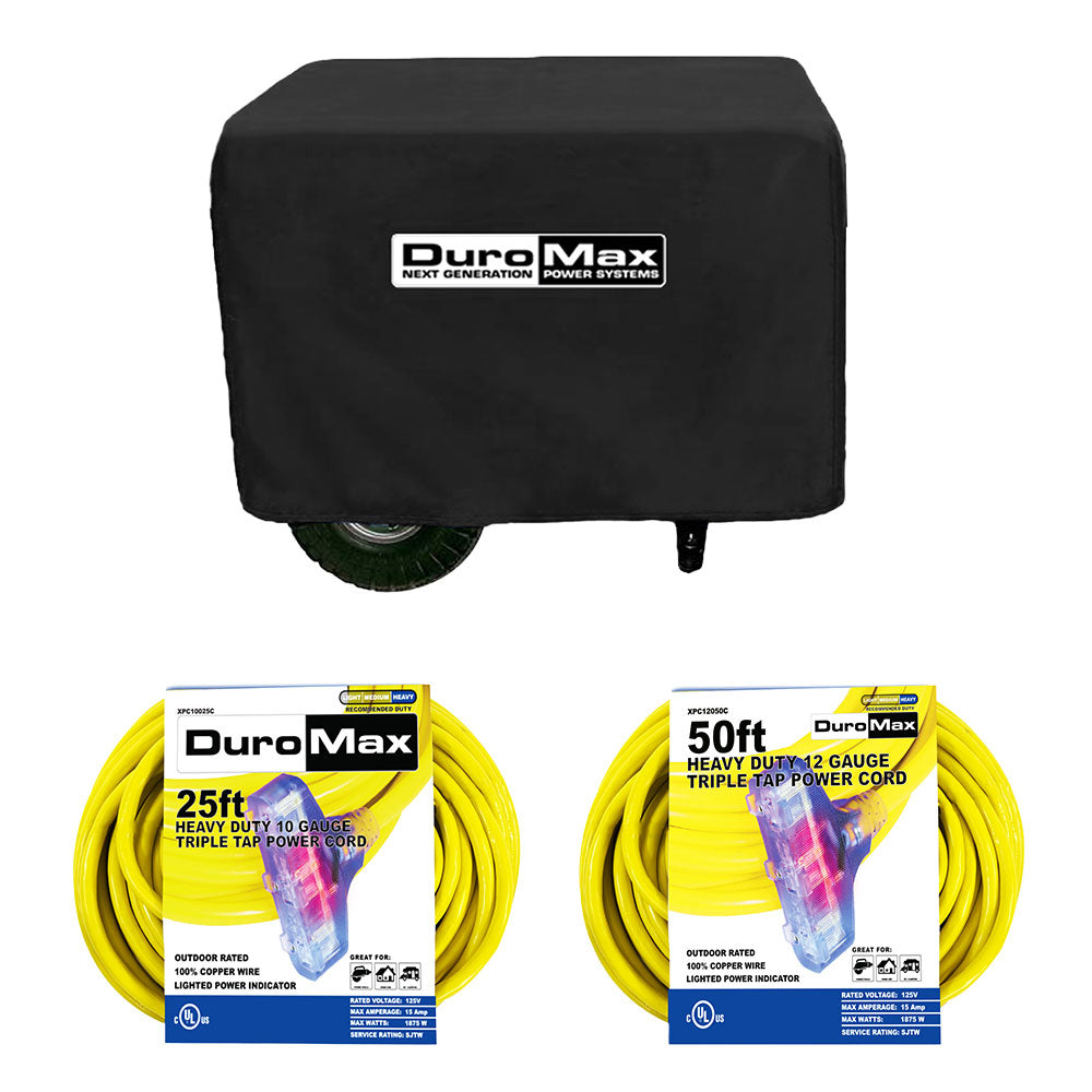 DuroMax XPHXLRGKIT HX Series Large Generator Power Cord and Cover Kit ...